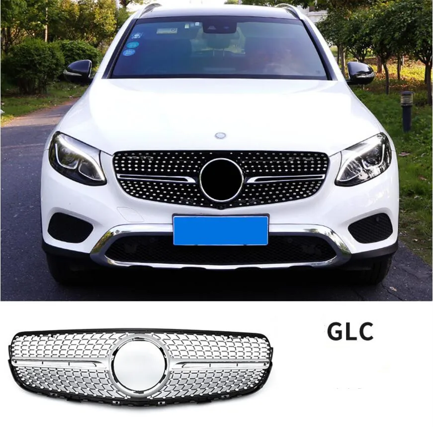 JIOYNG ABS Auto Grille Racing Grills For Mercedes benz GLC W253 X253 ...