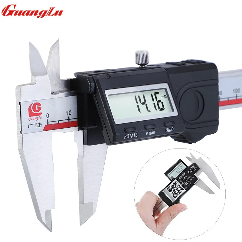 Digital Caliper 0-150mm 6'' Left-handed Vernier Caliper Metric/Inch ...