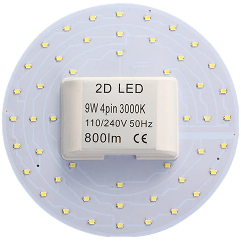 2D LED Lamp Retrofit Ceiling Light bulb 10W 15W SMD 2835 220v 230V LEDs ...
