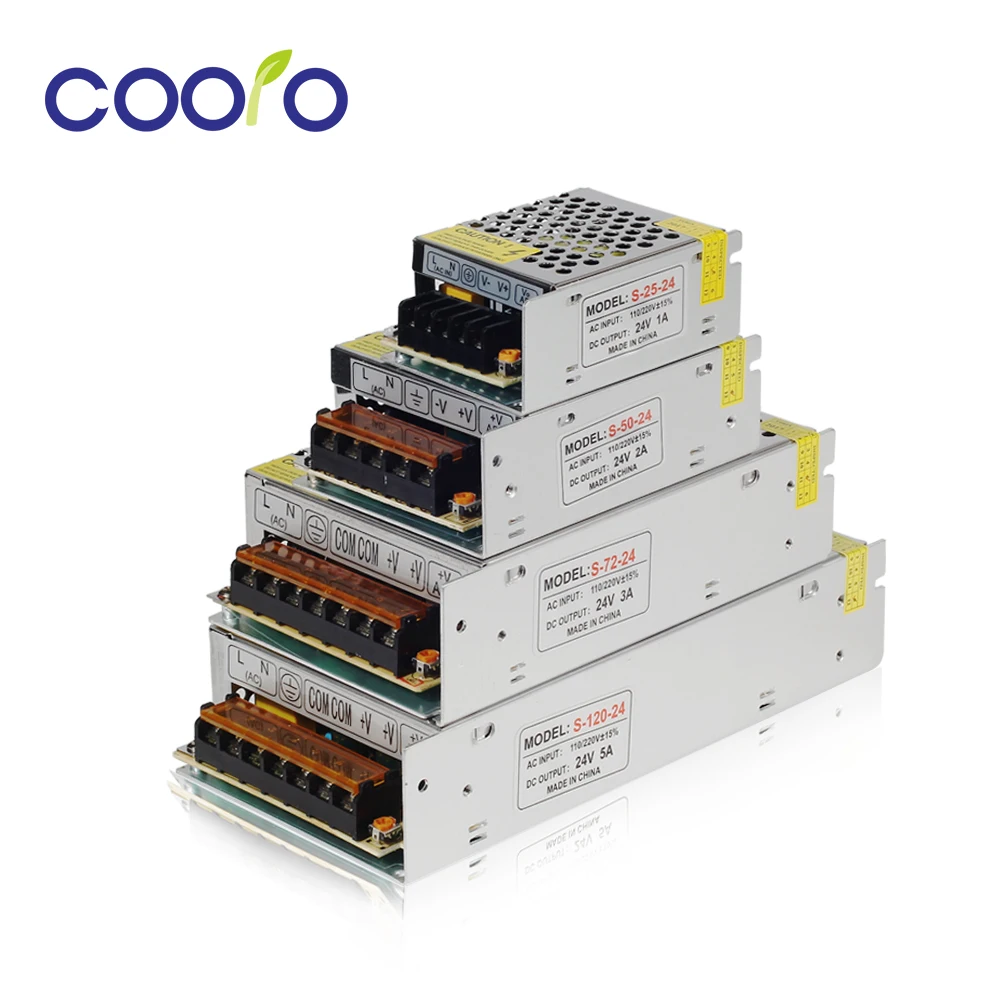 Dc 24v Lighting Transformer Driver Switch For Led Strip Adapter Power ...