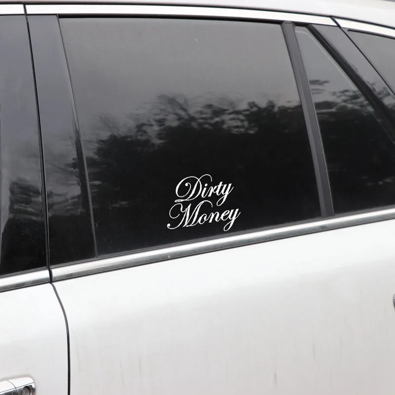 Dirty Money Sticker