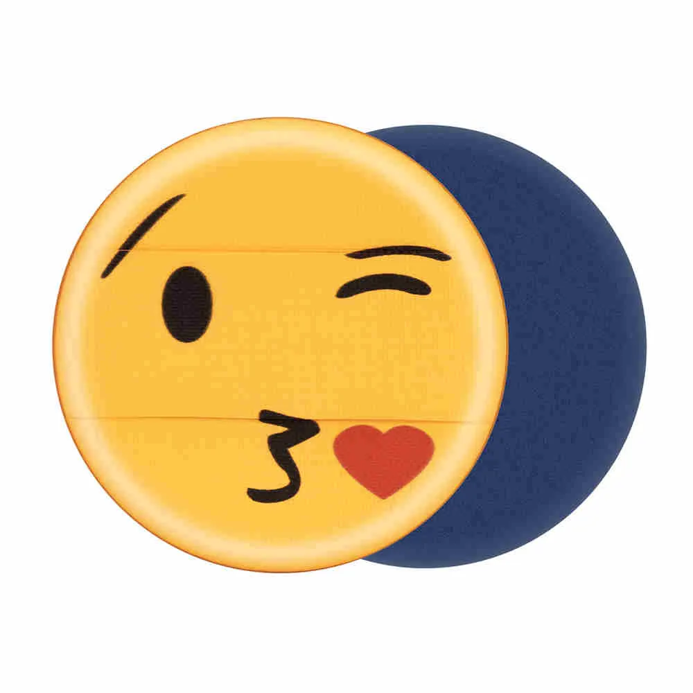 2018 hot Cute Emoji Sponge Foundation Makeup Brush Powder Puff Brush ...