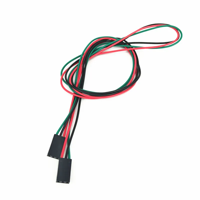 10pcs/lot 70cm 3pin female to female cable jumper wire F F DuPont line ...
