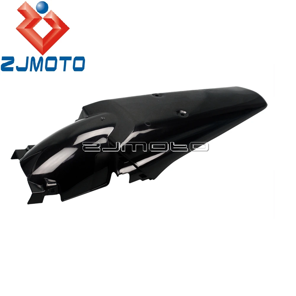 Black Rear Fender Universal Enduro Dual Sport Rear Mudguard For Honda ...