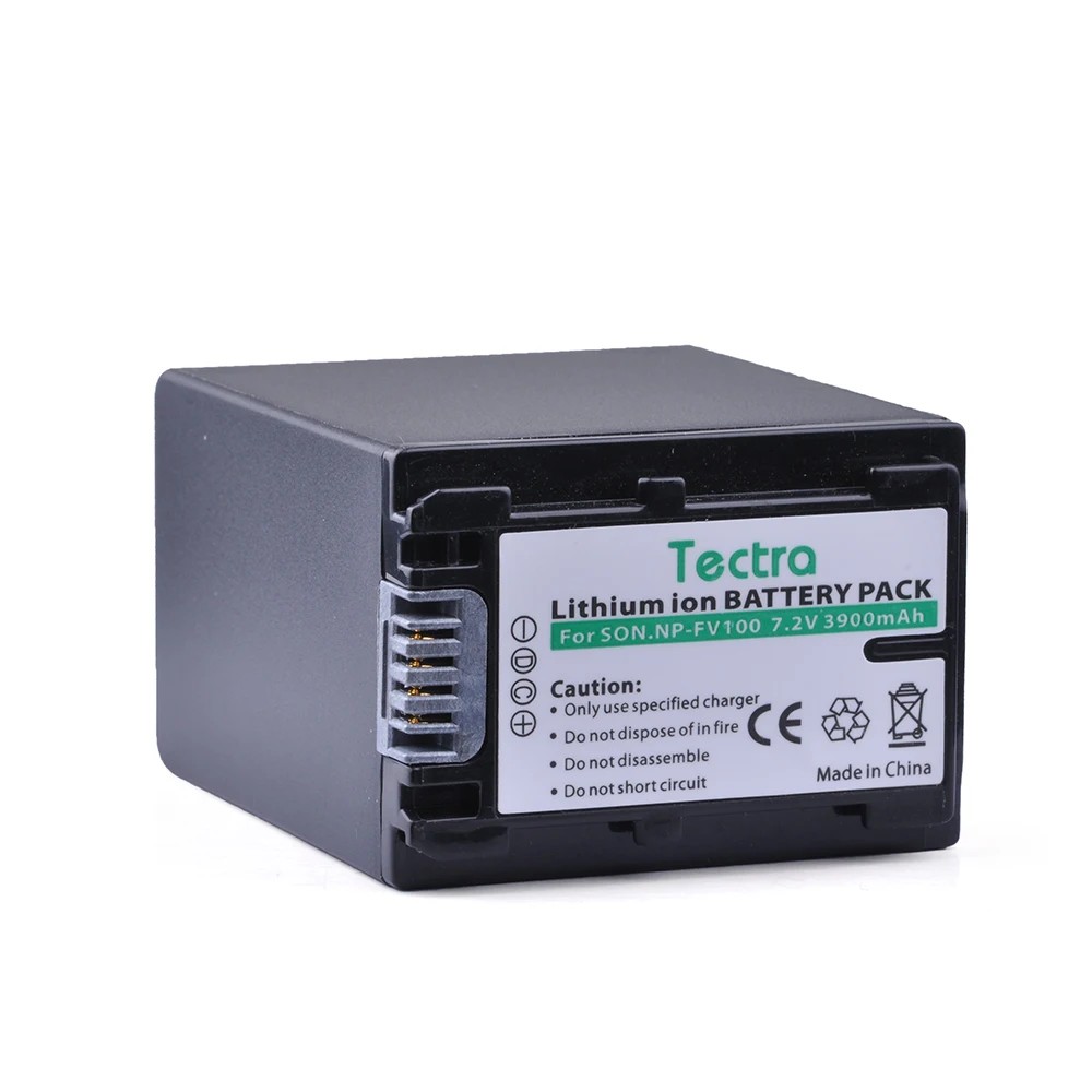 Tectra NP-FV100 NP FV100 1PC Li-ion Camera Battery for Sony DCR-SR15 ...