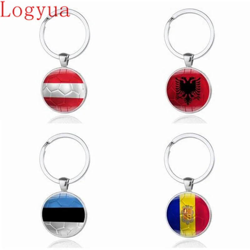10 X New 2018 Football Car Keychain Keyring For Denmark Finland Iceland ...