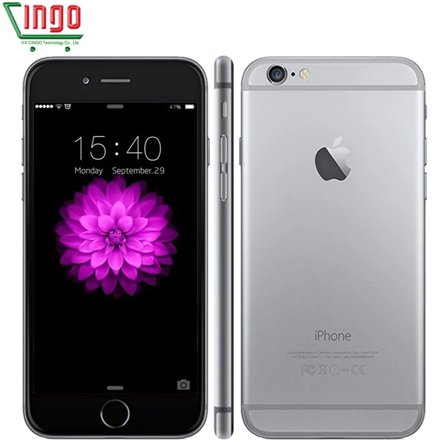 Unlocked Original Apple iPhone 6 Plus 16/64/128GB ROM 1GB RAM 5.5 ...