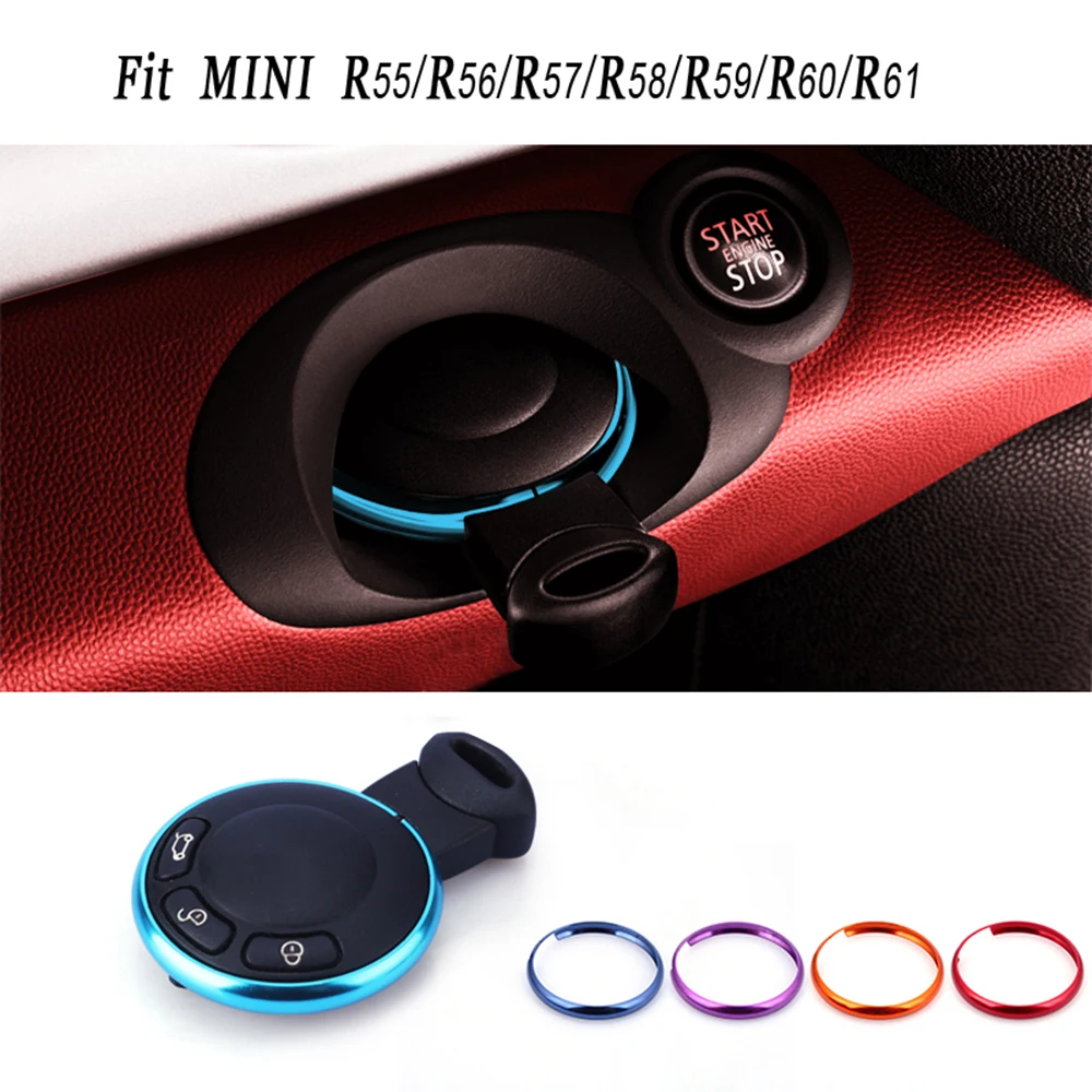 Aluminum-Alloy-Key-Rings-Mini-Cooper-Keychain-For-Mini-Cooper-JCW-R55 ...