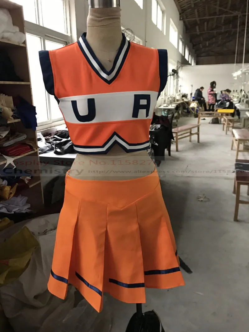 My Hero Academia Cheerleading Asui Tsuyu Yaoyorozu Momo Ochaco Uraraka ...