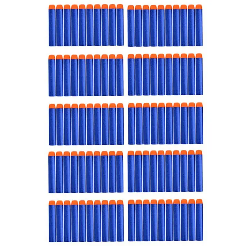 כלי נשק צעצוע - Soft Hollow Hole Head Nerf Bullets 7.2cm Toy Gun ...
