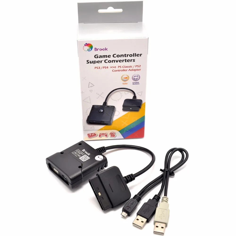 Brook Super Converterอะแดปเตอร์สำหรับPS3 PS4 To PS2 PSเกมคลาสสิก ...