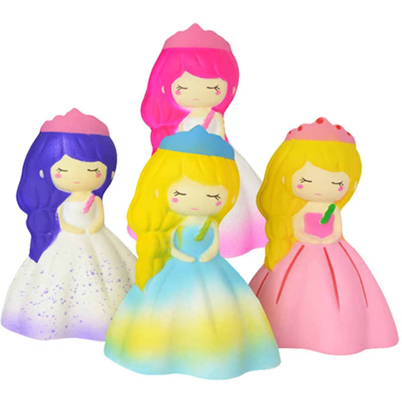Princess Squishy Princess Girl Doll Simulation Squeeze Toys Squishy Slow Rising Pu Novelty