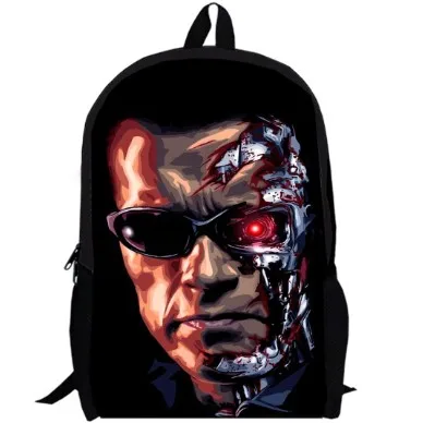 13inch Terminator Backpack For Boys Girls Kids Men Bag Children Primary ...
