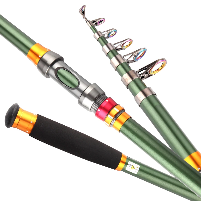 Feeder Fishing Rod Carbon Fiber Fishing Pole Ultra light Carp Rods 2.1M ...