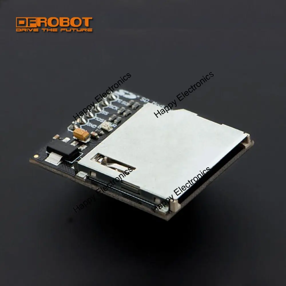 DFRobot DIY SD Reader Module, 5V with switch Break out standard SD card and Micro SD (TF) card ...