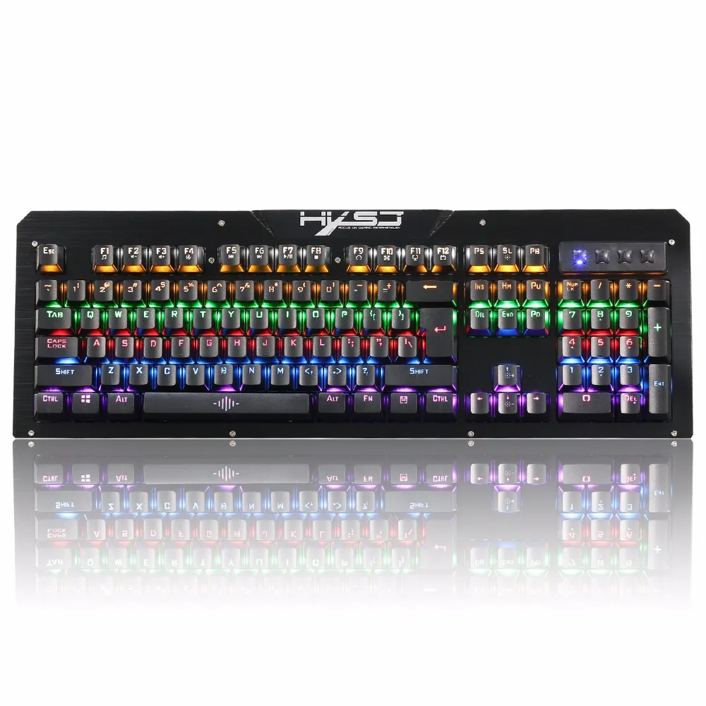 Mechanical Backlit gaming Keyboard Outemu Blue Switches sa keycap led ...