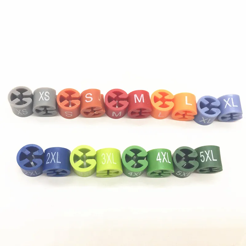Plastic Hanger Size Marker Size Tags Color coding Size Dividers|size ...