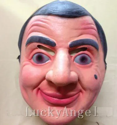 Halloween Cosplay Mr Bean Mask Funny Man Mask Image Comedy TV Show ...