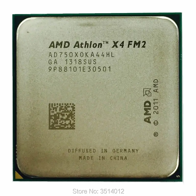 AMD Athlon II X4 750X 750 3.7G 쿼드 코어 CPU 프로세서 AD750XOKA44HL 소켓 FM2 ...