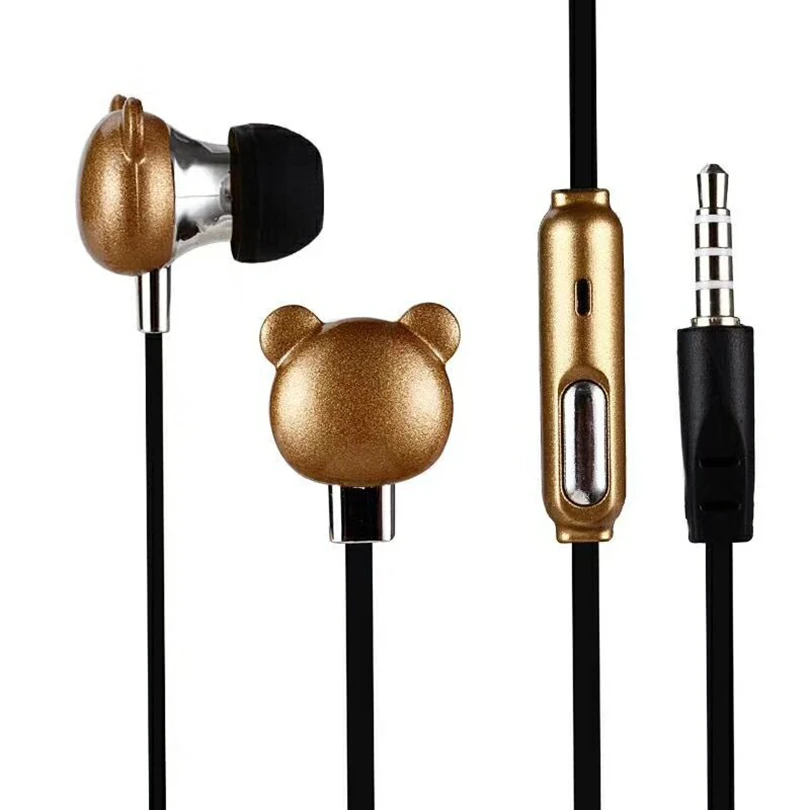 Aibesser bear cartoon style 3.5mm headset singing extendable cheap ...