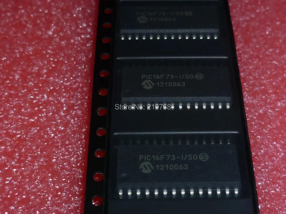 10pcs/lot pic16f73 i/dus 16f73 i/dus pic16f73 sop28|microchip usb ...