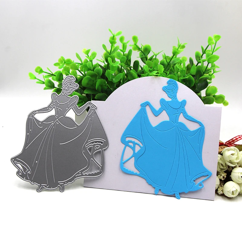 2017 Cinderella Princess Metal Cutting Dies Stencils Template for ...