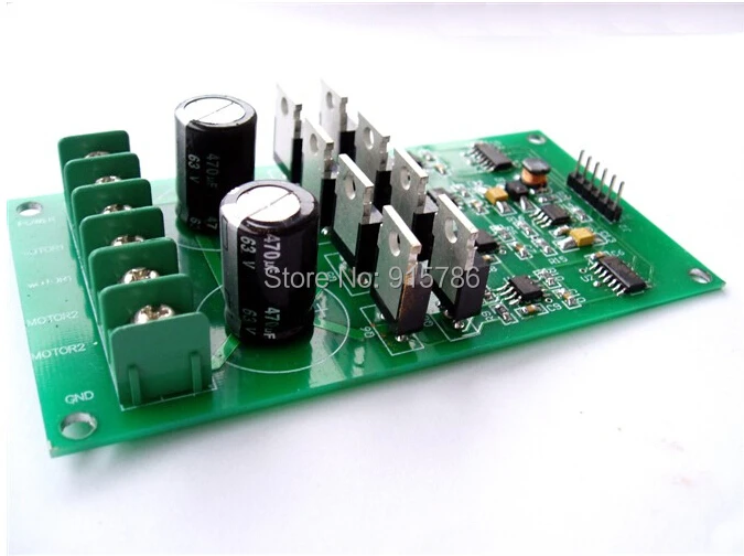 Business & Industrial Dual Motor Driver Module Board H-bridge DC MOSFET IRF3205 3-36V 10A ...