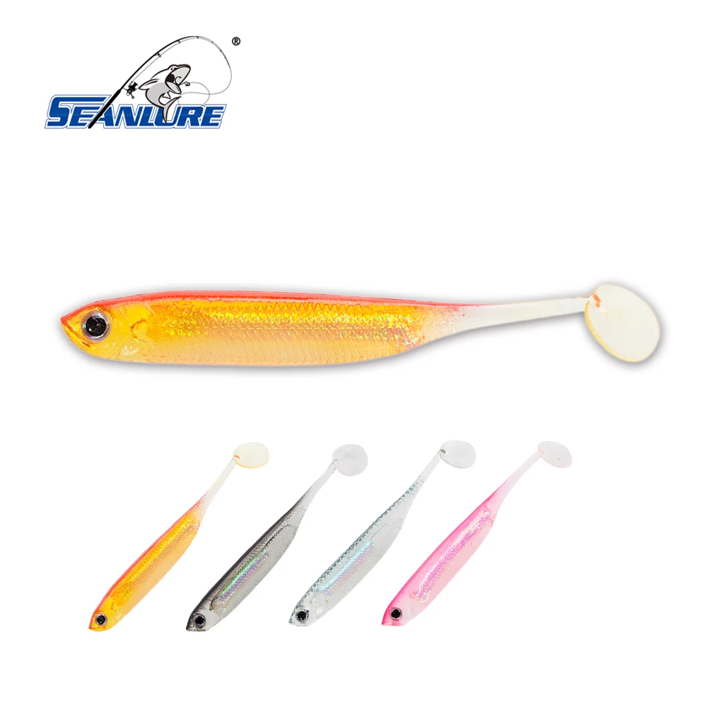 Seanlure Paddle Tail Foil in Fish 7.5cm 2.1g 5pcs/Pack fishing lure ...