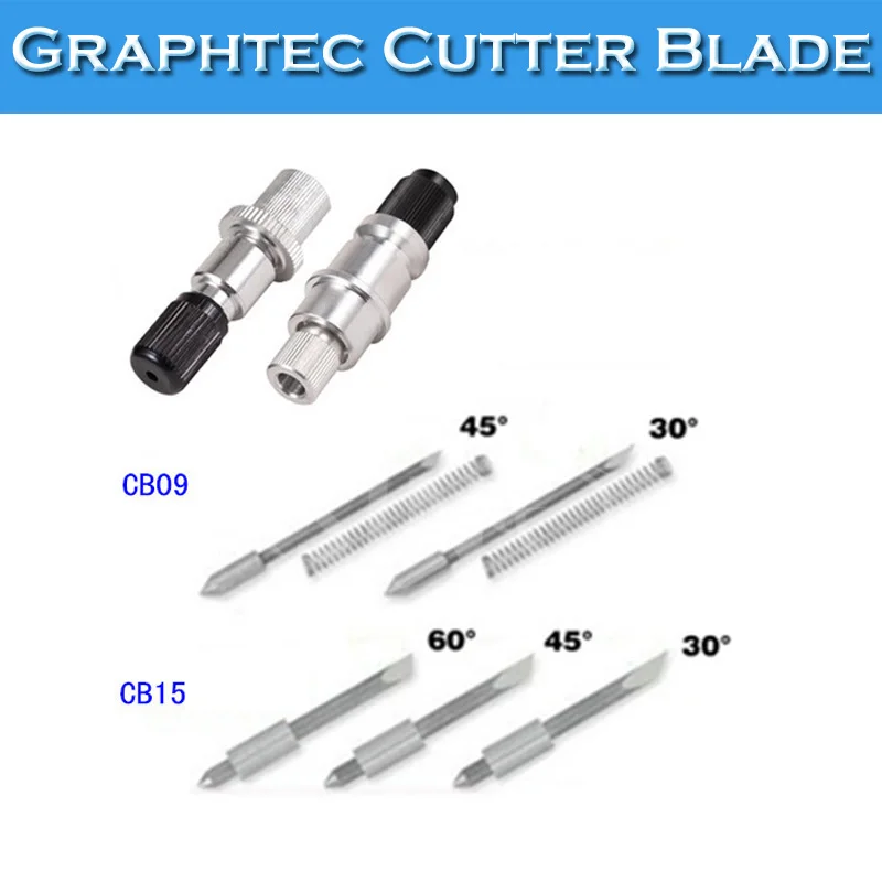 10 Pcs 45 60 Degree Graphtec Blade PVC Vinyl Sticker Cutter Plotter ...