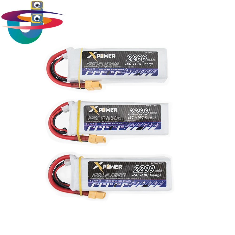 Lipo 14.8v 2200Mah Lithium Battery XT60 plug Xpower batteries For RC ...