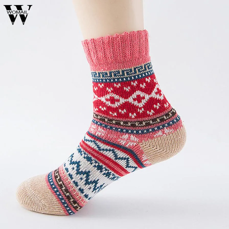 Aliexpress.com : Buy 1 pair Winter socks women Multi Color Warm ankle ...