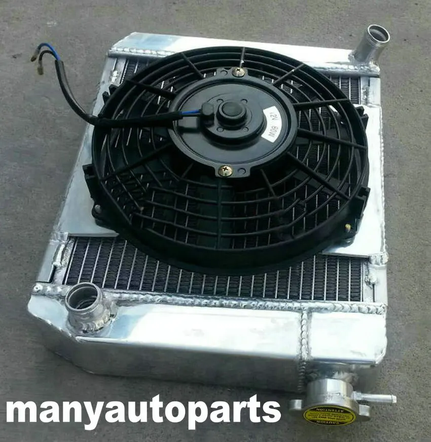 4-ROW-Radiator-Shroud-Fan-For-Rover-Mini-Cooper-S-1275-GT-SPI-Morris ...