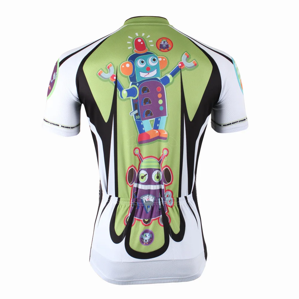 Cool Robot design Cycling Cloth for mens long sleeve bike jersey with ...
