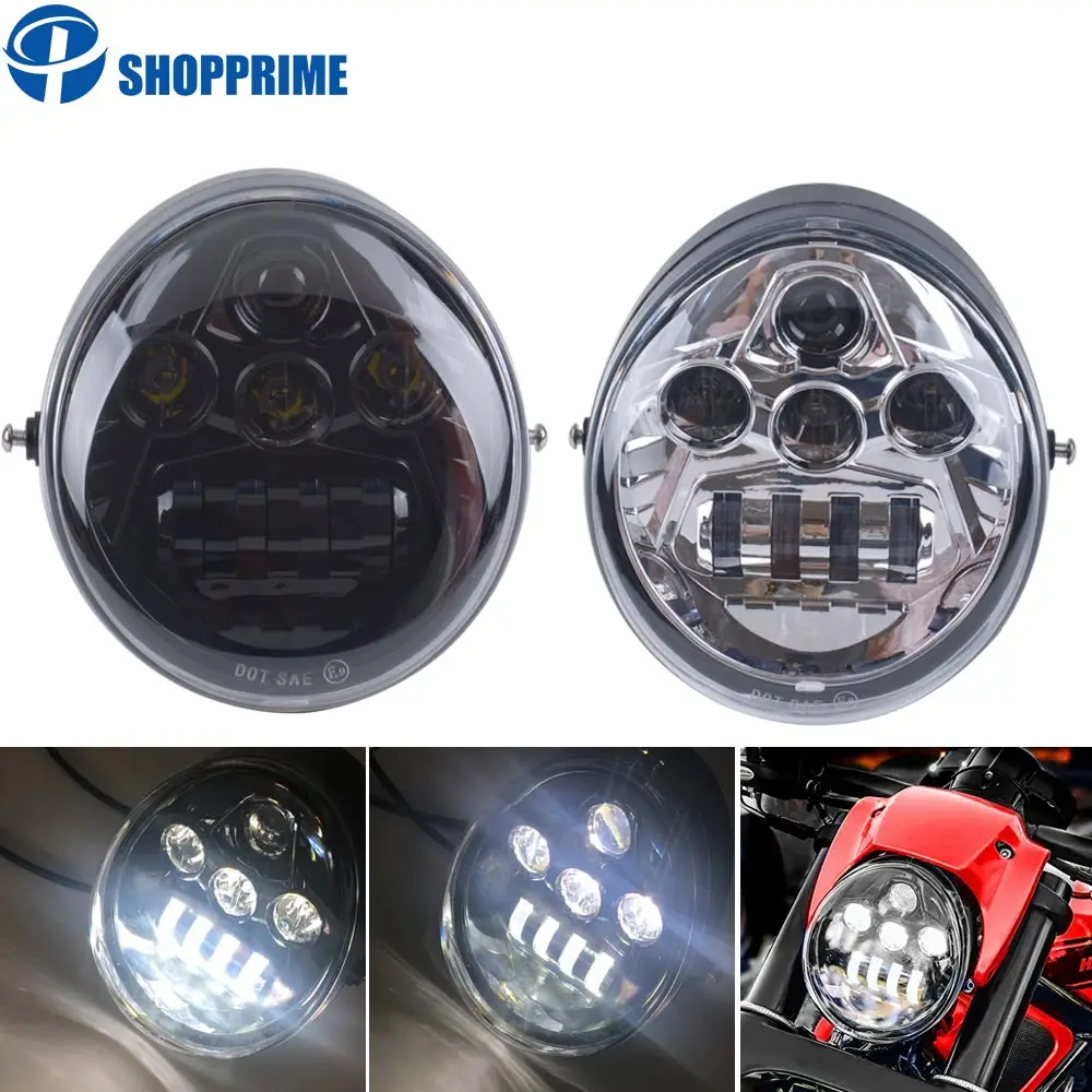 60W Motorcycle V Rod Led Lights For VROD Motorcycle LED Headlight for V ...
