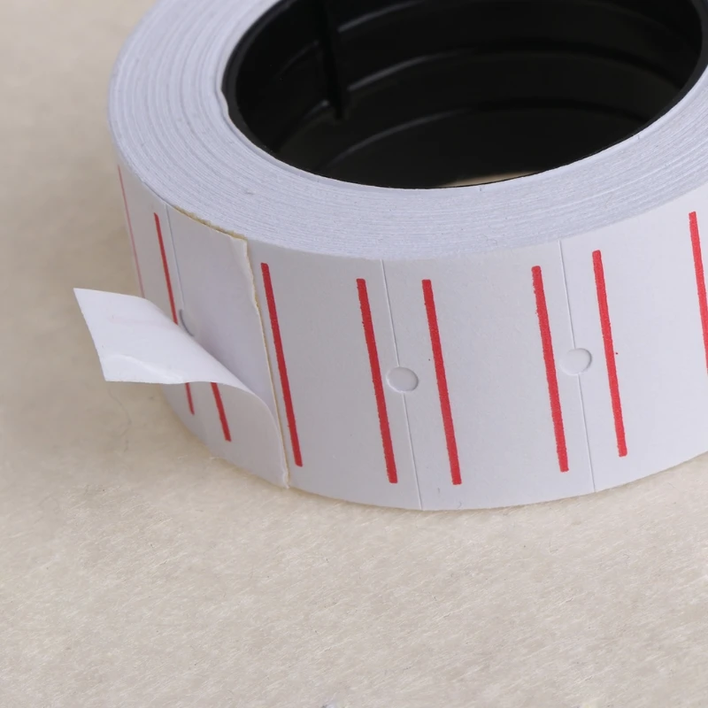 1 Roll(500 Labels) White Self Adhesive Price Label Tag Sticker Office ...