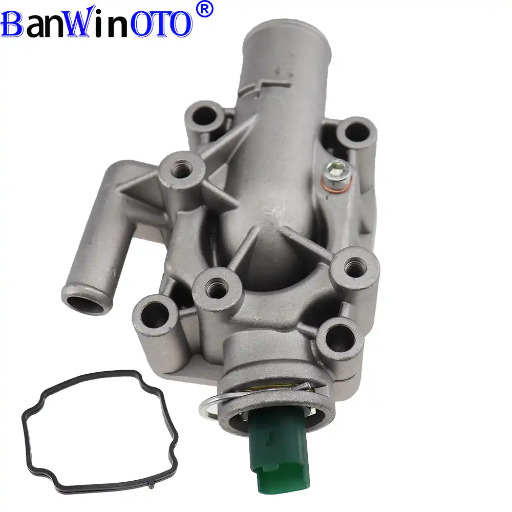 Aluminum Engine Cooling Thermostat Housing Cover Auto Engine Coolant ...