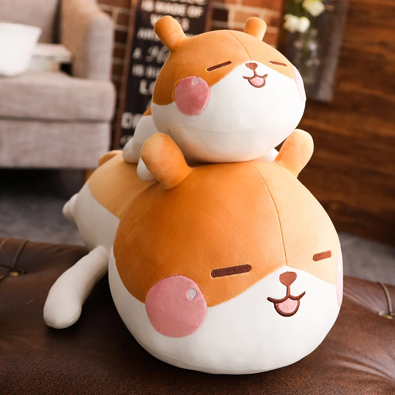 35cm/55cm Super Cute Mole Plush Pillow Soft Stuffed Cartoon Animal ...