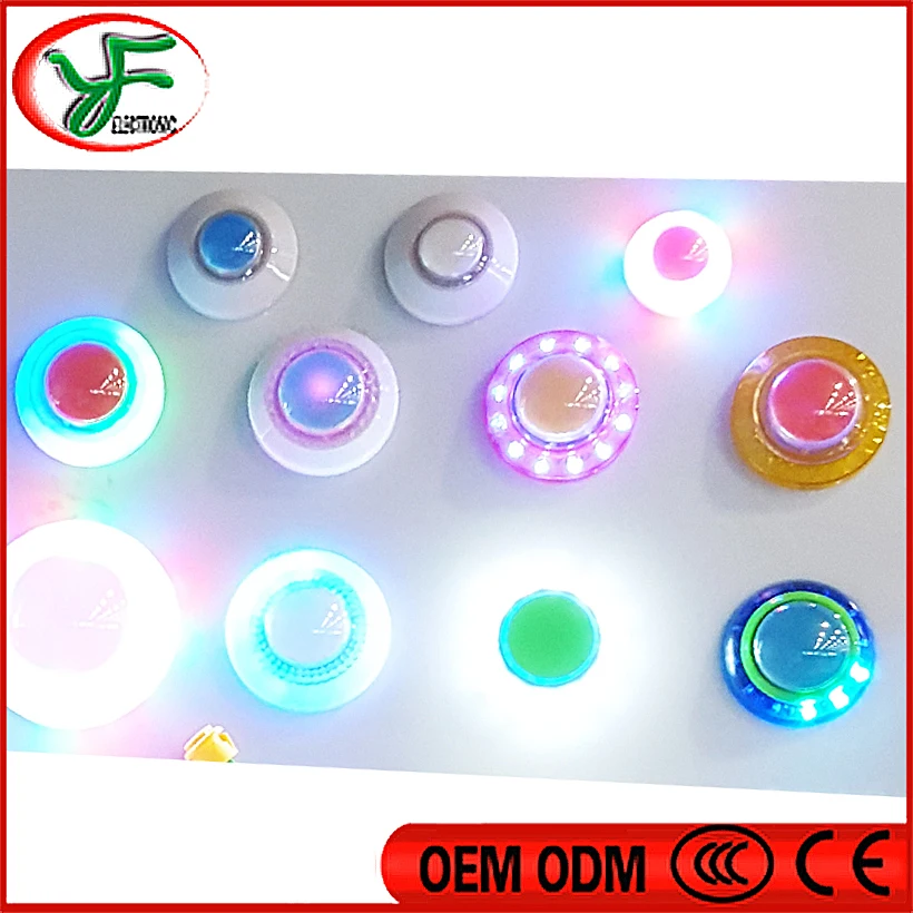10pcs-lot-RGB-Illuminated-Push-Button-LED-buttons-switch-for-Arcade ...