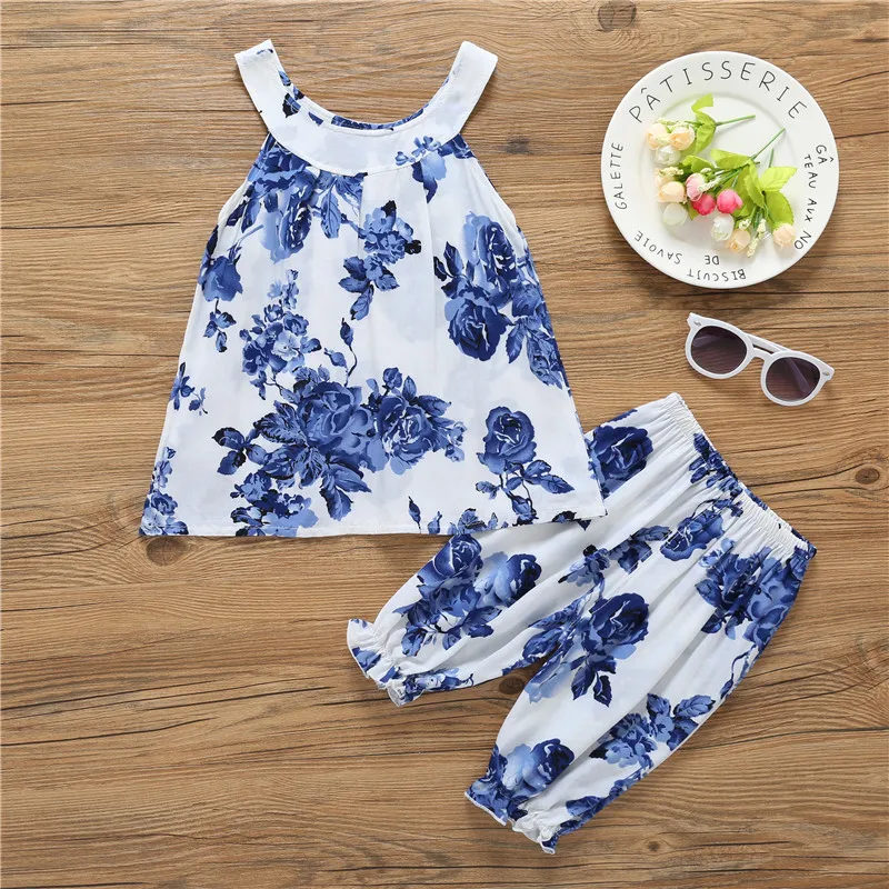 3 7Y Kids Girls Clothing Sets White Toddler Playsuit Children Set ...