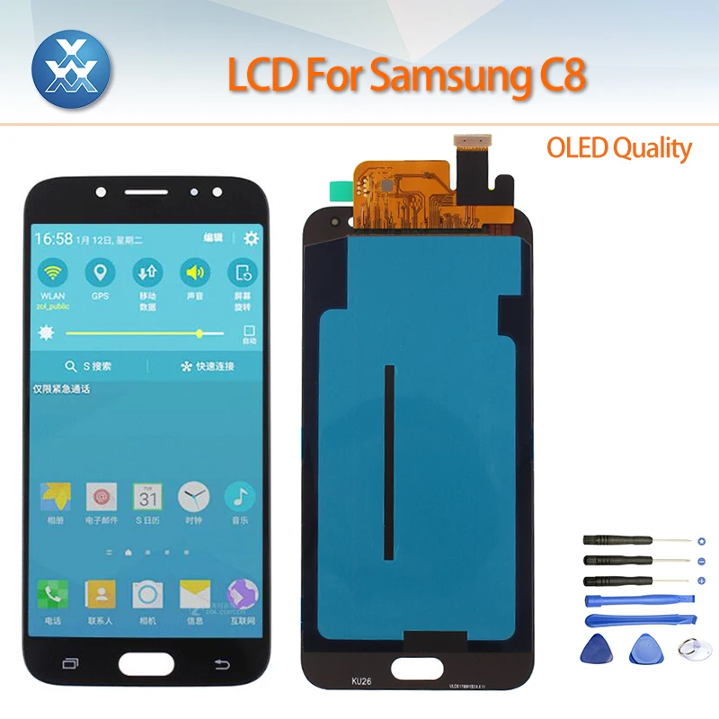 For-Samsung-Galaxy-c8-C7-2017-SM-C710F-DS-C7100-LCD-Screen-Touch ...