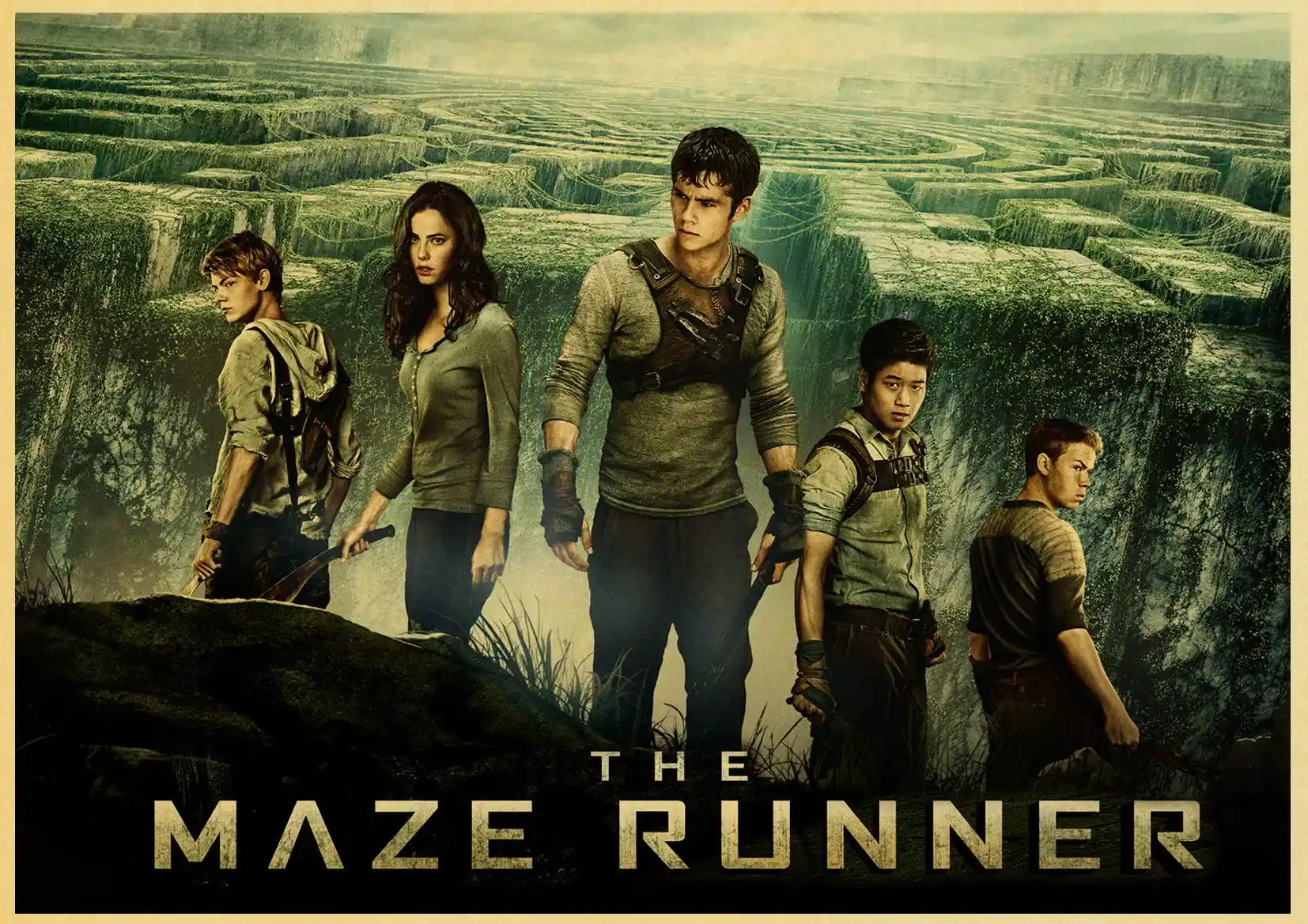 Movie series The Maze Runner poster Jet Li wall decorative painting ...