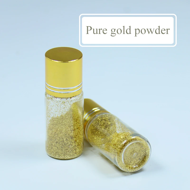 0.1 Grams 24K Edible Real Gold Powder-in Acrylic Paints from Office ...