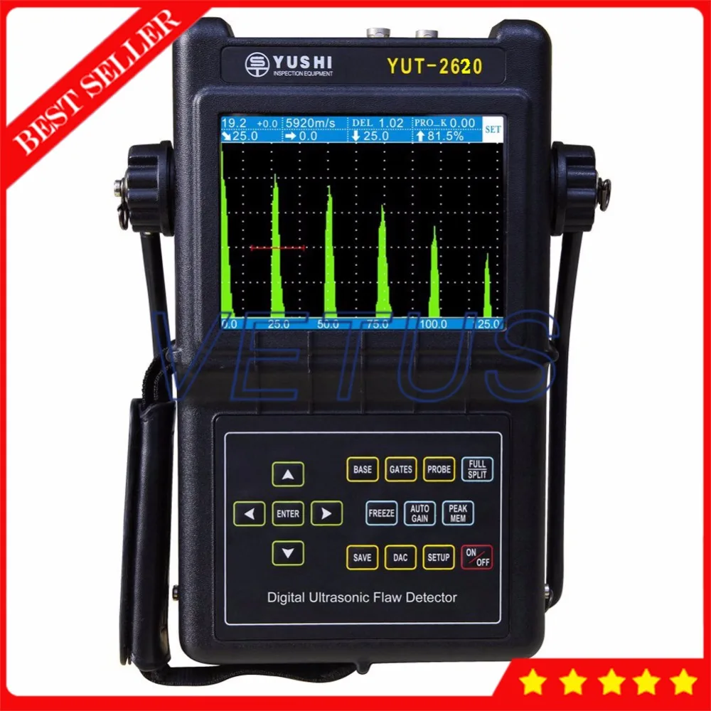 Portable-Ultrasonic-Flaw-Detector-with-DAC-AVG-curve-function-Distance ...