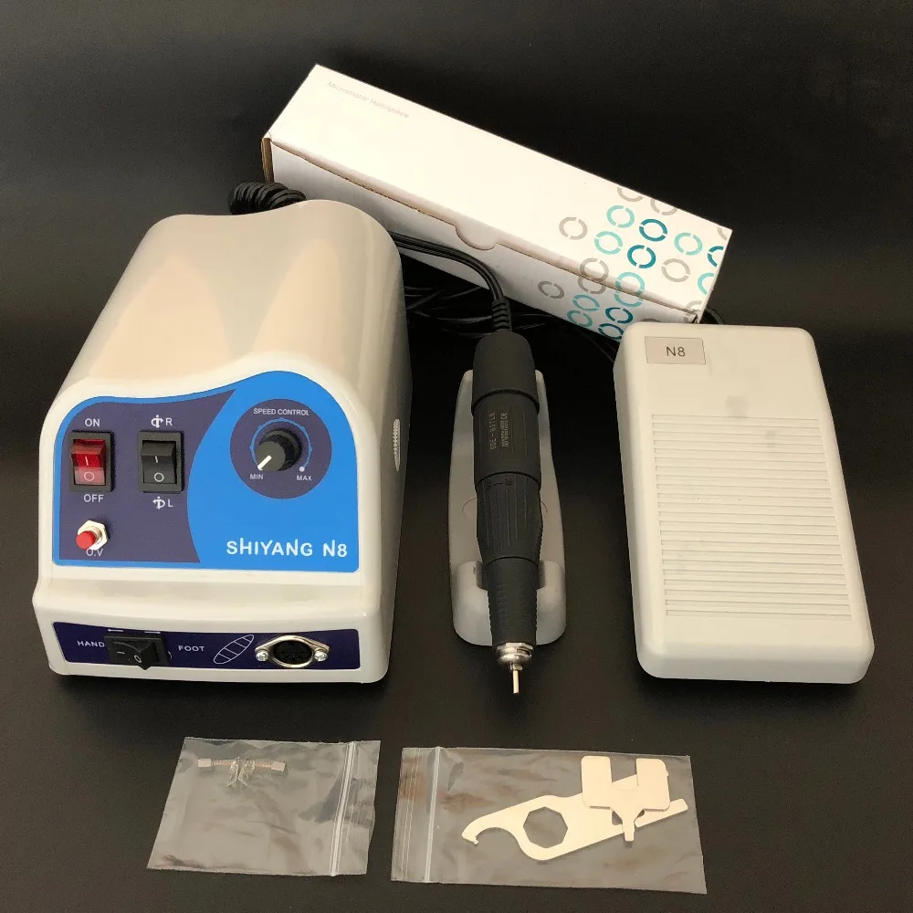 Dental SMT Marathon Lab Polishing Micro Motor SHIYANG N8 + 45K RPM ...