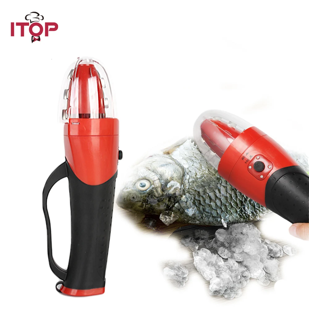 ITOP Wireless Fish Scaler fishing scalers clean fish remover cleaner ...
