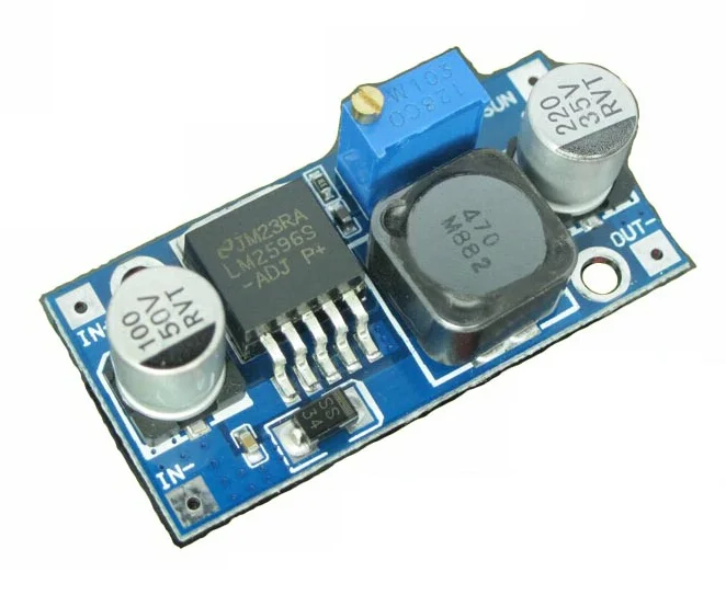 Large chip power module LM2596 buck DC DC 5V / 12V / 24V adjustable ...