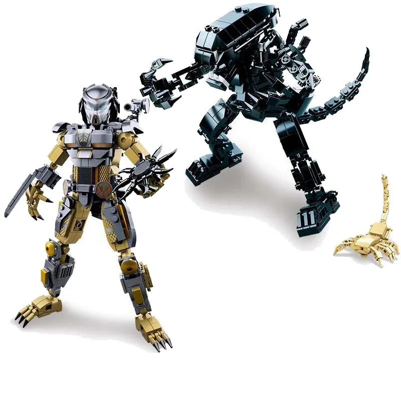 2Pcs Super Heroes The Movie Series Alien vs. Predator Collection ...