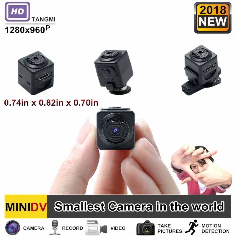 2018 New Mini Camera Full HD 960P Secret Cam Motion Detection Feature ...