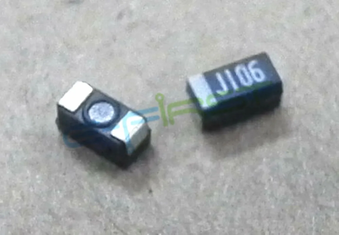 20pcs/100pcs 7v 10uf 7v J106 Elna Sy4-0j106mz4-ra 1206 Tantalum ...