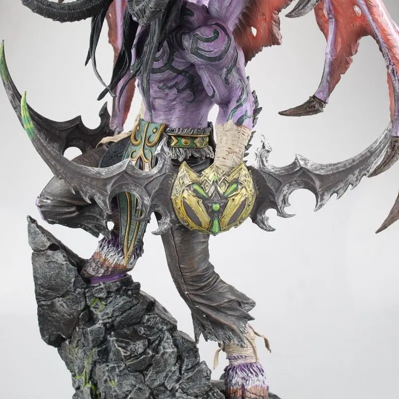 Nuovo WOW World Illidan Stormrage высокого класса Resina GK Statua In Azione Аниме Фигурка Da ...